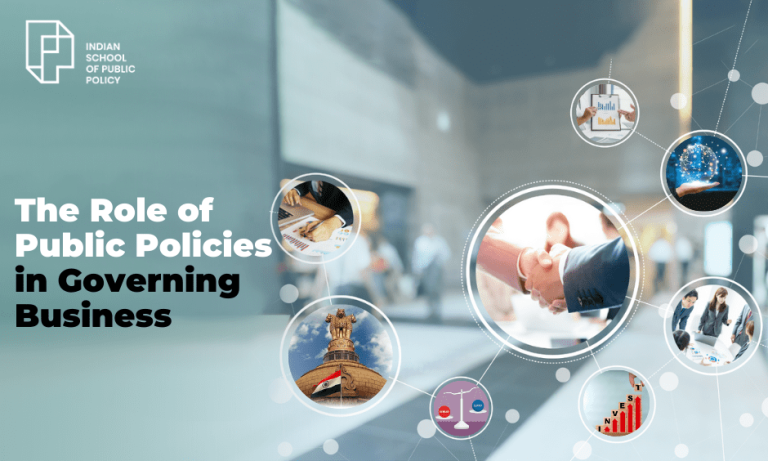 The Role of Public Policies in Governing Business - ISPP